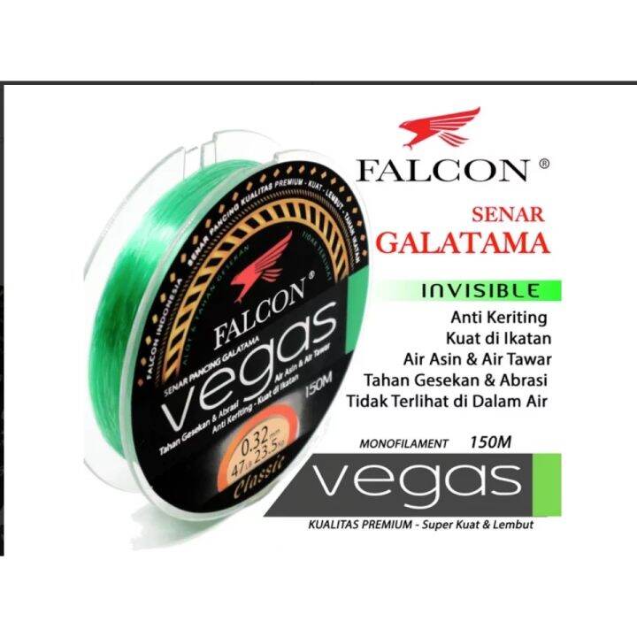 Senar Falcon Galatama Vegas 150m | Lazada Indonesia