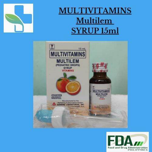 MULTIVITAMINS SYRUP FOR KIDS Multilem 60ml | Lazada PH