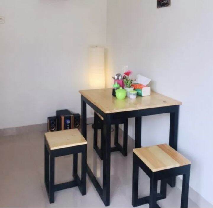 Meja cafee meja restoran 1meja 2kursi | Lazada Indonesia