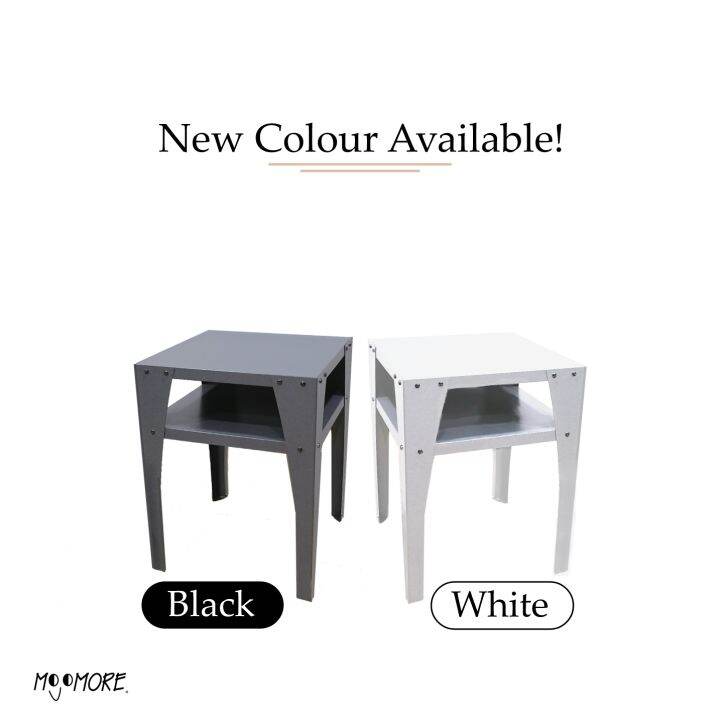 MOJOMORE® Metal Small Side Table Meja Sisi Tepi Bedroom Mini Side Table ...