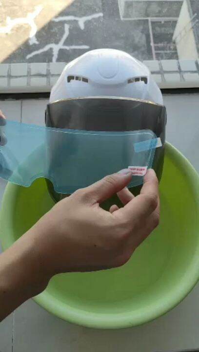Clear Helmet Rainproof Film Anti-Fog Film For Safe Driving Motorcycle ...