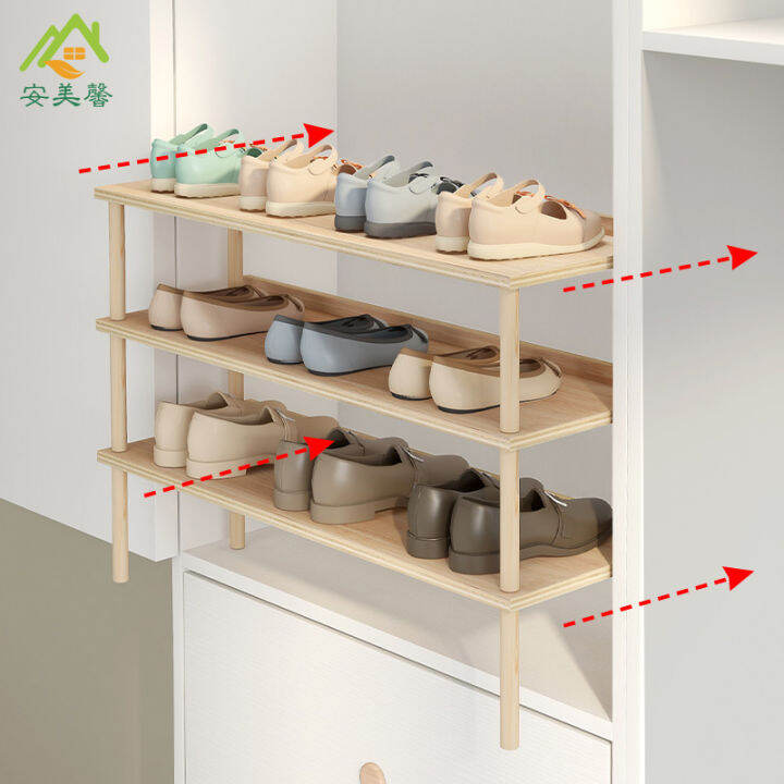 Shoe Cabinet Layered Partition Shoe Rack Shoe Storage Fantastic Cabinet ...