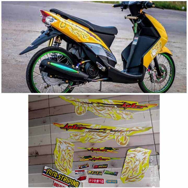 striping mio soul dragon kuning | Lazada Indonesia