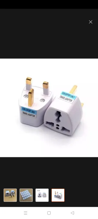 steker adapter Singapore colokan listrik kaki 3 | Lazada Indonesia