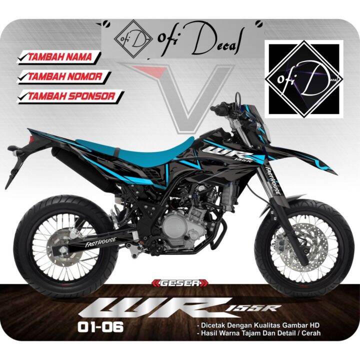 Decal Striping Yamaha WR 155 full body, dengan kualitas Sticker premium ...
