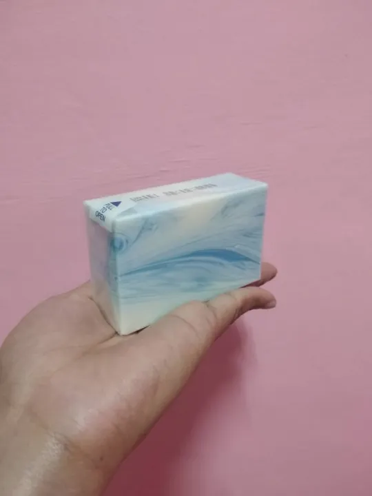 Premium Tawas Soap Blue Swirl(135 g)(Unlabeled Soap) | Lazada PH