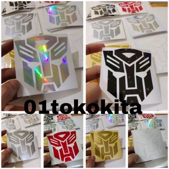Cutting Sticker Autobots Transformers Stiker Cuting helm motor mobil ...