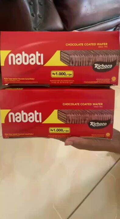 Nabati Chocolate Coated Wafer isi 12 pcs | Lazada Indonesia