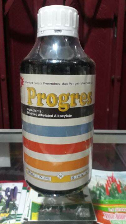 perekat, perata, penembus dan pengemulsi progres 1 liter extra 20% ...