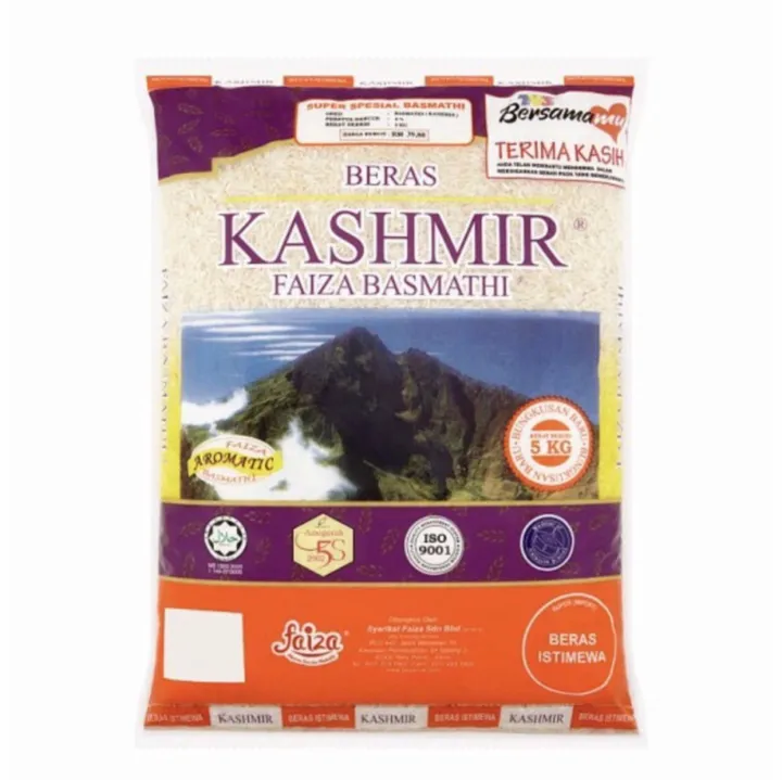 BERAS KASMIR FAIZA KASHMIR RICE 5KG | Lazada