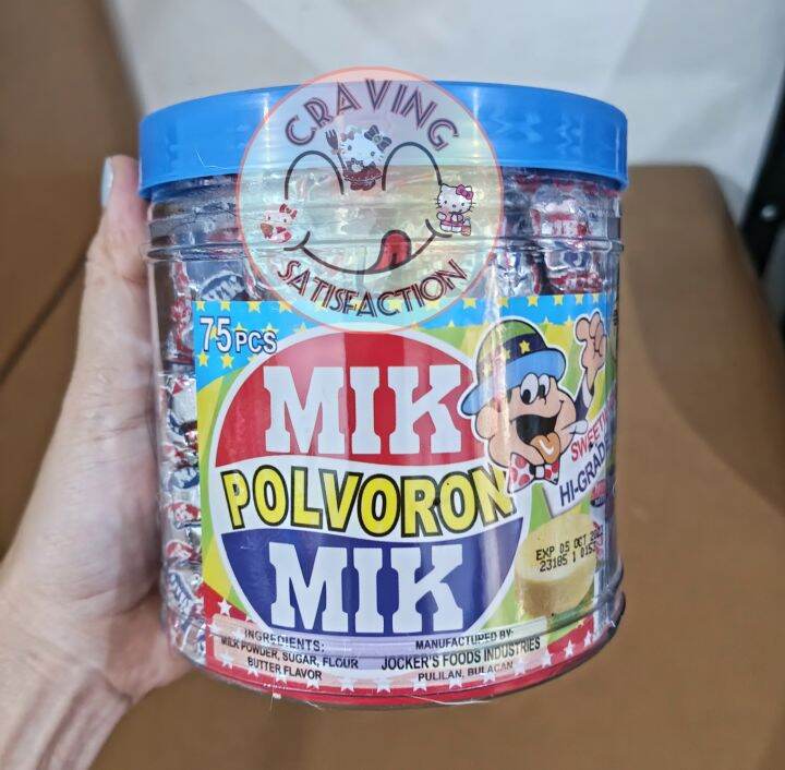 MikMik Polvoron (75PCS/Jar) | Lazada PH