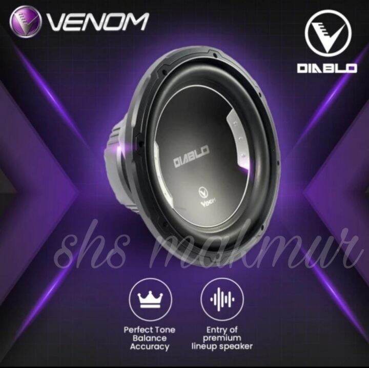 subwoofer VENOM DIABLO VX 12 D / subwoofer venom 10inch | Lazada Indonesia