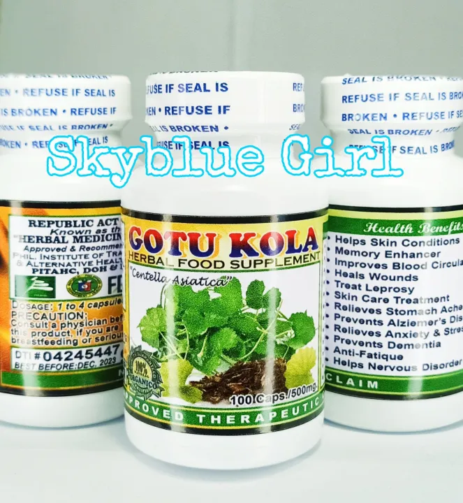 Gotu Kola Capsules 100 Capsules | Lazada PH