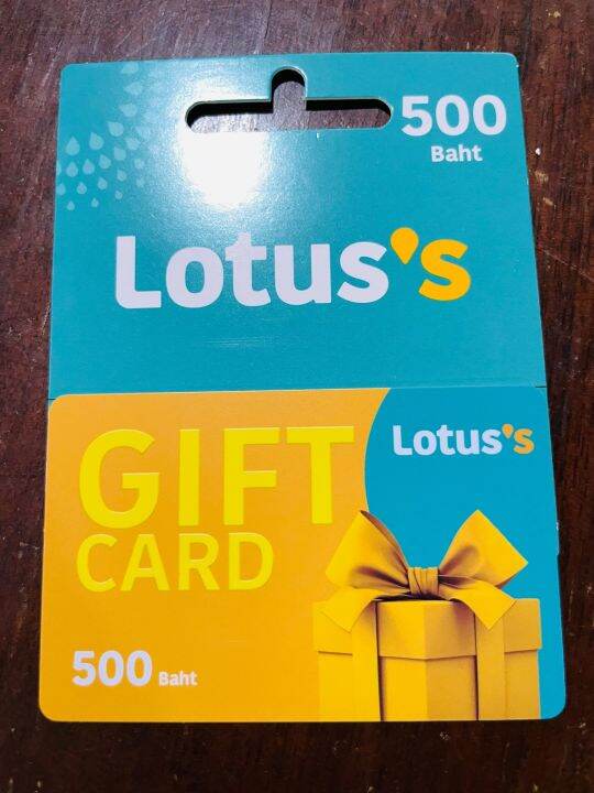 Cash Card หรือ บัตรเงินสด Lotus’s มูลค่า 500 บาท ใช้ได้ ทุกสาขาแทนเงิน ...