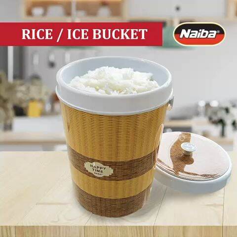 NAIBA JUMBO BESAR - (GRATIS CENTONG) TERMOS NASI NAIBA 3130 RICE BUCKET ...