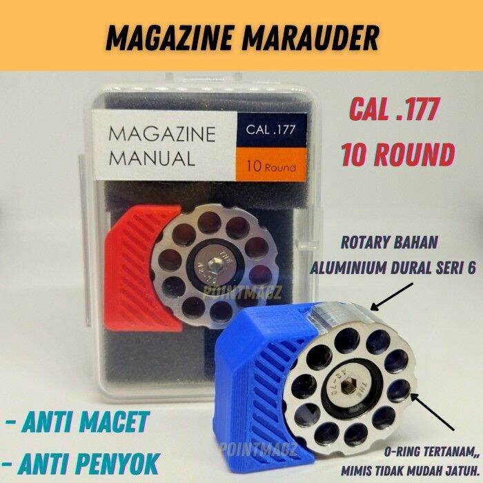 Magazine manual rotary dural 10 round | Lazada Indonesia