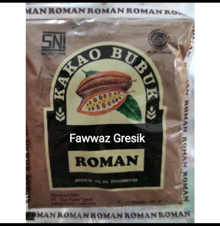 ROMAN COKLAT Kakao BUBUK Roman Cocoa Powder 35 Gram Sachet MURAH ...