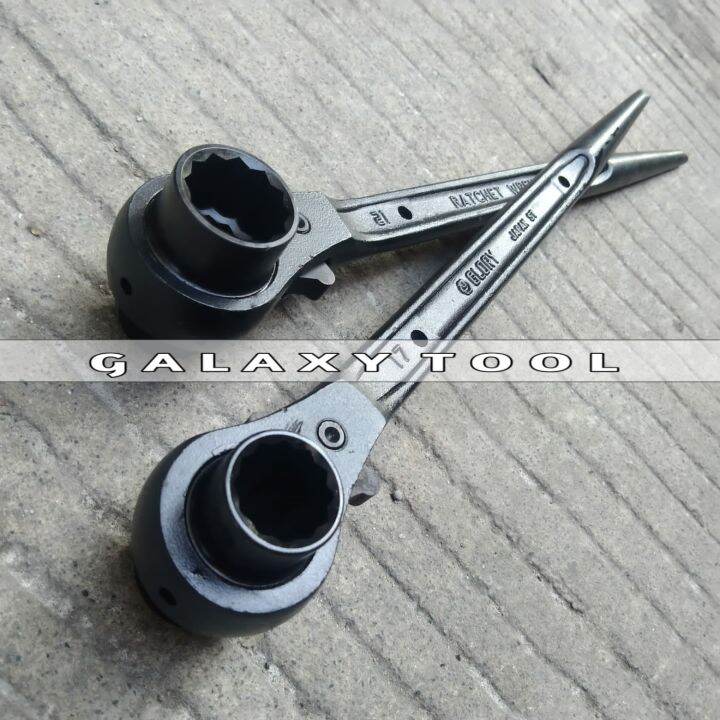 Kunci Ratchet Scaffolding Kunci Ring Ganda GRORY 19 x 21 mm Komplit semua ukuran Scaffolding ...
