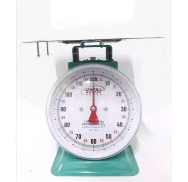 Heavy Duty general master Dial Spring 120kg Flat scale/Timbangan ...