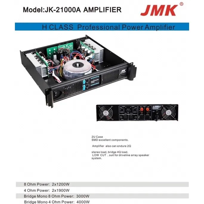 Power ampli 2ch x 1000w power amplifier JMK 1000w 1000watt | Lazada ...