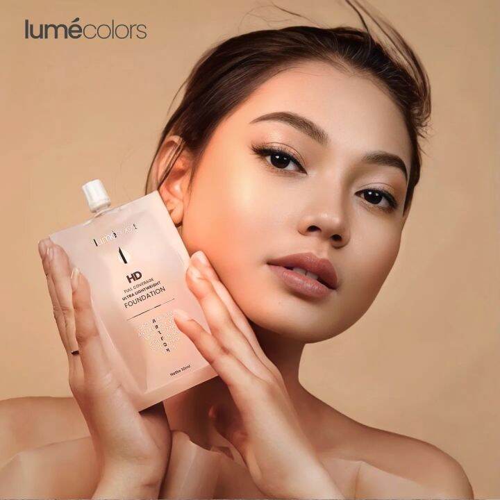 Lumecolors Foundation Kemasan Sachet Full Coverage Long Lasting ...