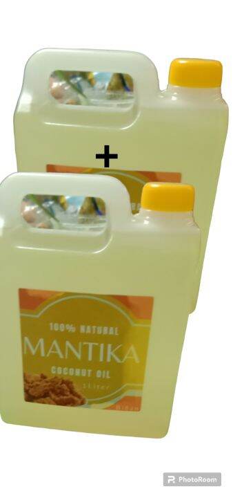 MANTIKA BUY 1 TAKE 1 COCONUT COOKING OIL 1LITER in JERRY CAN | Lazada PH