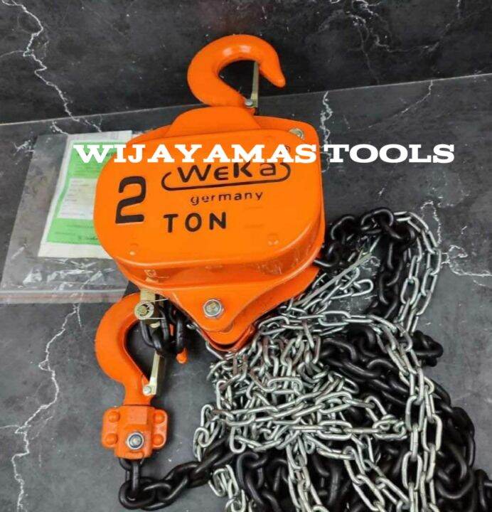 Chain Block Weka 2 Ton Rantai 3 Meter Manual Heavy Duty Original ...