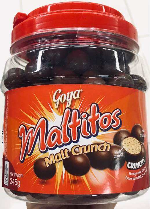 Goya Maltitos Malt Crunch Milk Chocolate 345g | Lazada PH