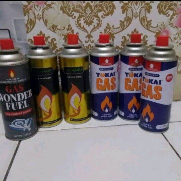 GAS PORTABLE / GAS KALENG / GAS BOTOL 330gr | Lazada Indonesia