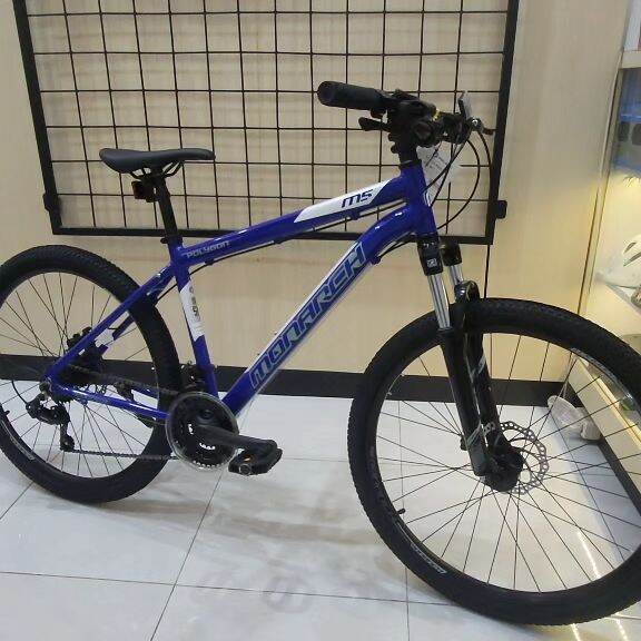 SEPEDA MTB POLYGON MONARCH M5 BLUE - WHITE 26" 3x7 SPEED | Lazada Indonesia