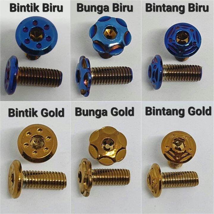 Baut Disc Piringan Cakram Model Bintik Stainless Anti Karat Import Original Thailand Harga Per 4 ...