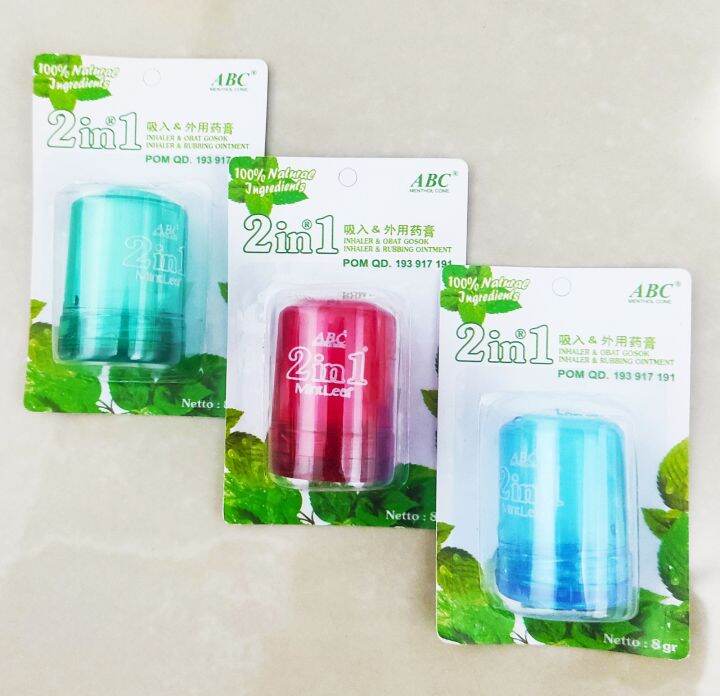 ABC Menthol Cone 2in1 (100%Natural) Inhaler 8gr | Lazada PH