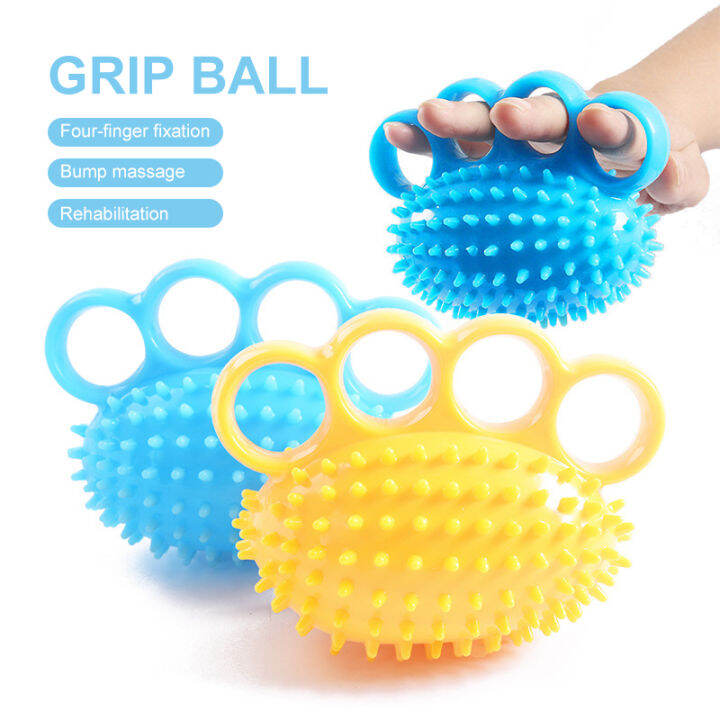 ZECHEN Hand Grip TPR Ball Finger Practice Exercise Muscle Power Finger ...