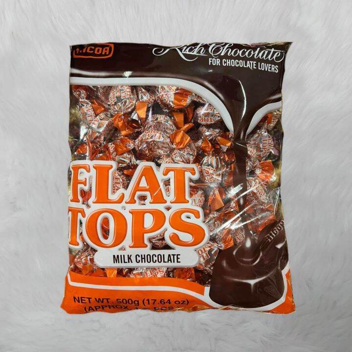 Ricoa Flat Tops Chocolate 500g | Lazada PH