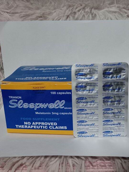 Sleepwell Melatonin 10 capsules only | Lazada PH
