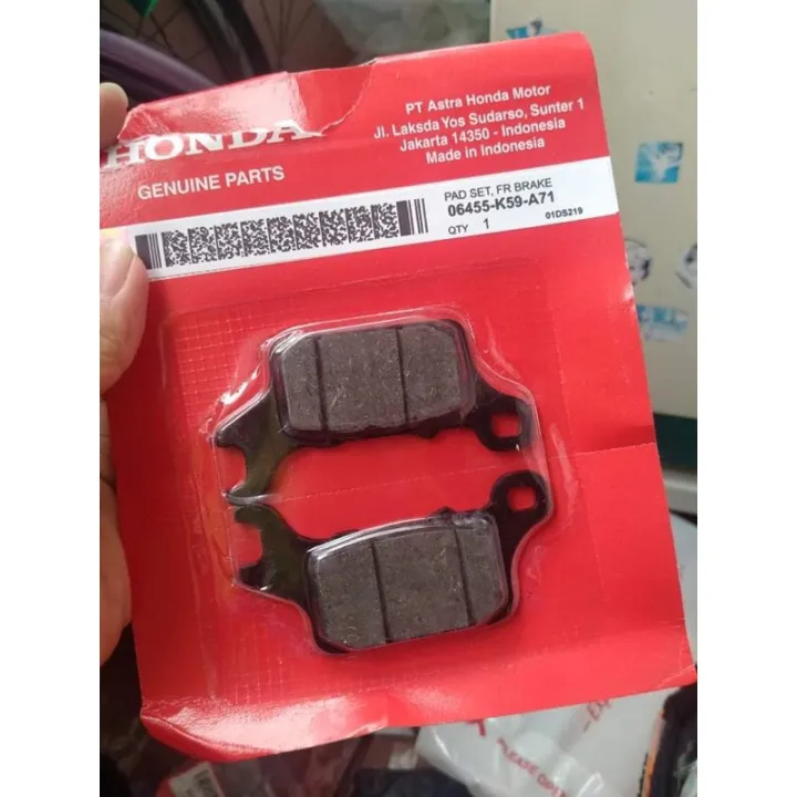 Genuine Brakepad For Click125/150 V2 Only. | Lazada PH
