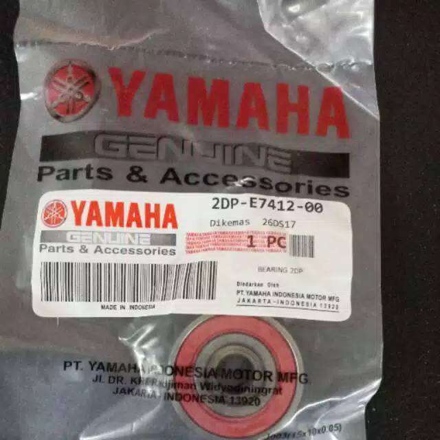 Yamaha Mio I 125 M3/MSI 125/GT/Nmax v1,v2/Aerox 155 v1 ,v2/Fino i 125 CVT Bearing 2DP-E7412-00 ...