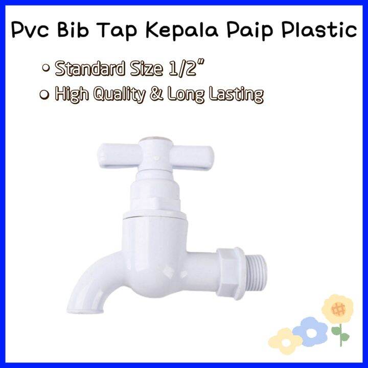 Pvc Tap Water Flow Tap Kitchen & Bathroom Faucet Kepala Paip Air ...