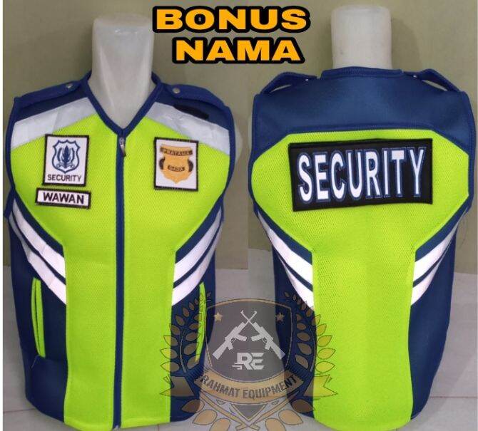 Rompi Security Rompi Satpam Biru Original Terbaru | Lazada Indonesia