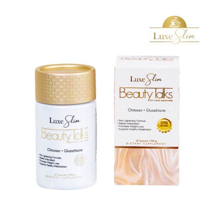 LUXE SLIM BEAUTY TALKS GLUTATHIONE CAPSULES BY ANNA MAGKAWAS | Lazada PH