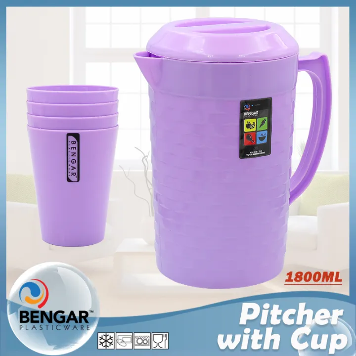 pitcher /plastic cup/ pitcher /plastic/baso/ water jag for water /water ...