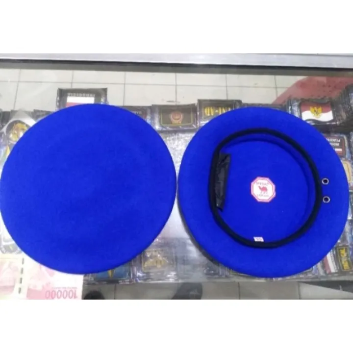 Baret Pm / Topi Baret Pom AL / Baret Camel Pm / Baret PM TNI /Baret Pm ...