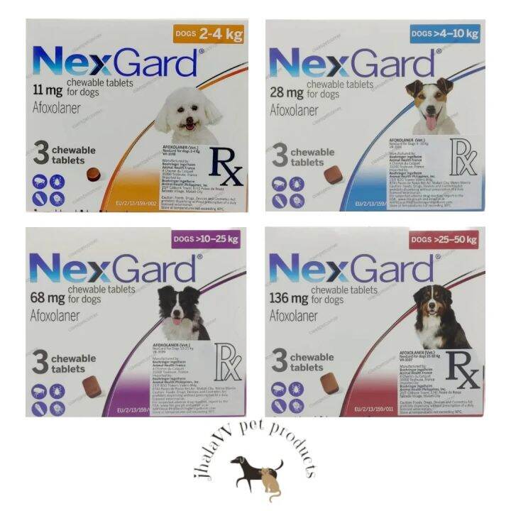 Nexgard Chewable Tablet for Dogs AFOXOLANER with free sticker | Lazada PH