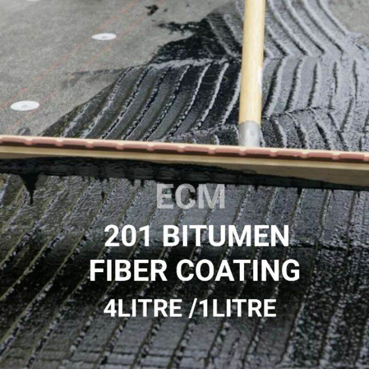ATLASKOTE NO. 201 (4LITRE / 1LITRE REPACKED) WATERBASED BITUMEN FIBER ...
