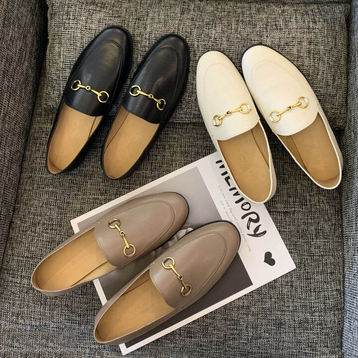 Mr. Sheng ~ Two-Way Wear Horsebit Buckle Authentic Leather Loafers ...