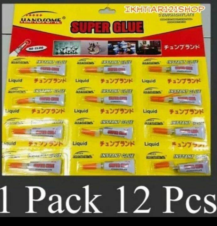 lem Super glue atau lem power 1 renceng isi 12 | Lazada Indonesia