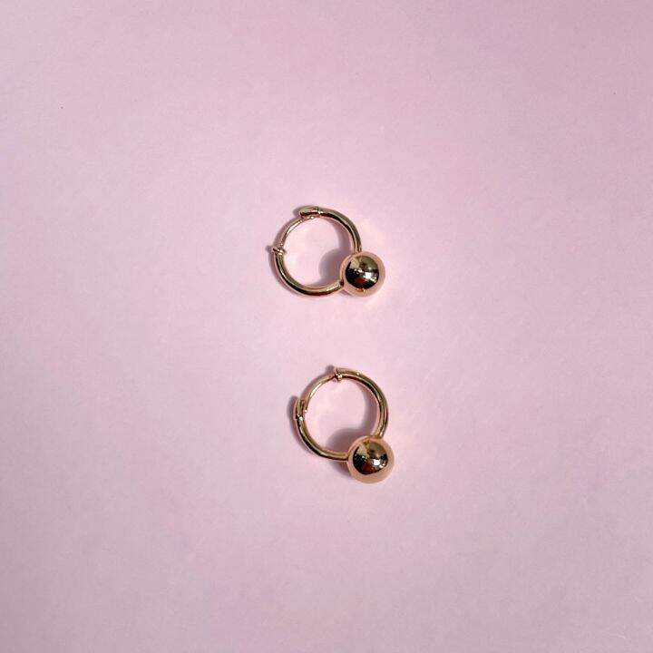 Confetti Sunday Giant Dot Hoops | Lazada.co.th