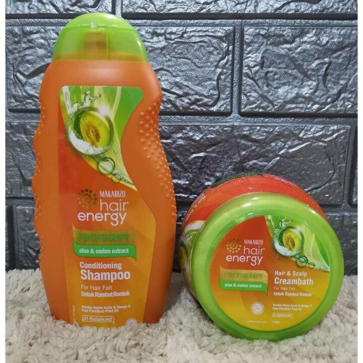 MAKARIZO ALOE & MELON EXTRACT ( RAMBUT RONTOK ) HAIR ENERGY DAN HAIR ...