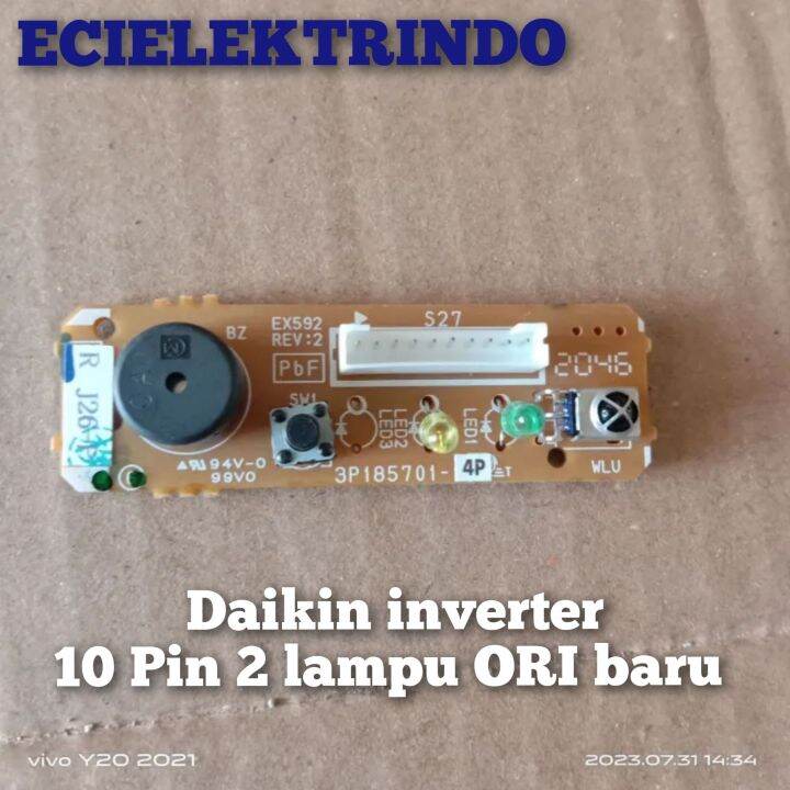 RECEIVER SENSOR INDOOR AC ORIGINAL DAIKIN 2 LAMPU 10 PIN | Lazada Indonesia