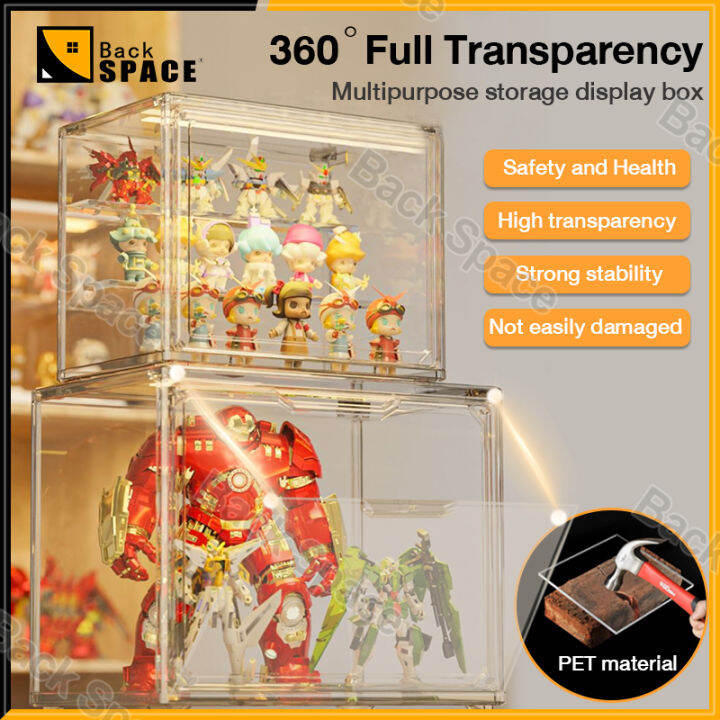 Transparent Acrylic Display Box Display Cabinet Show Case Hand-made ...